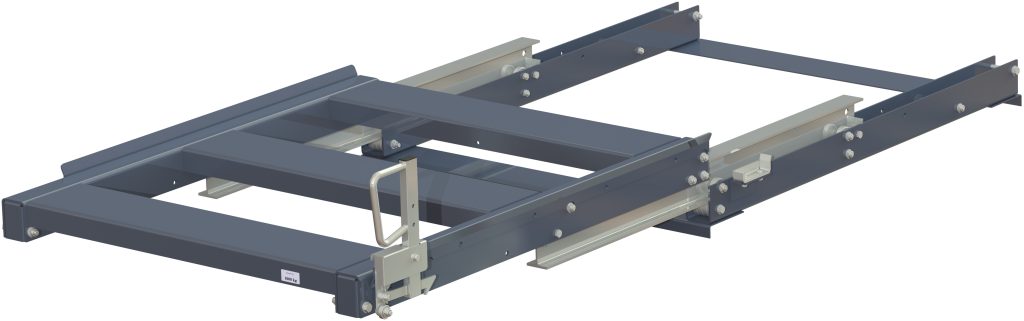 Pull-out unit for pallet rack with 100% extension ,1000 kg load ...