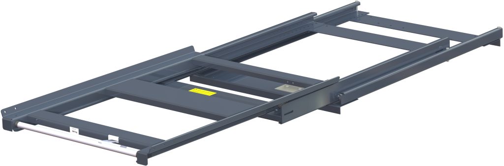 Pull-out unit for pallet rack with 100% extension, 300 kg load capacity ...