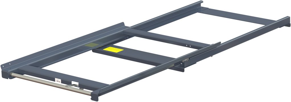 Pull-out unit for pallet rack with 70% extension, 300 kg load capacity ...