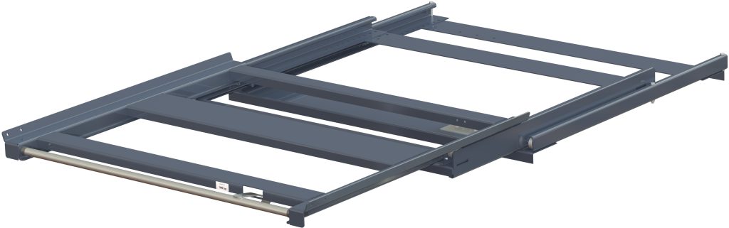 Pull-out unit for pallet rack with 100% extension ,300 kg load capacity ...