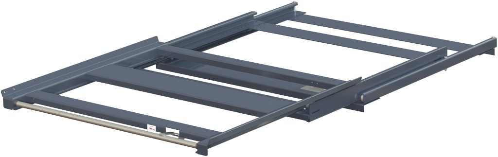 Pull-out unit for pallet rack with 100% extension ,300 kg load capacity ...
