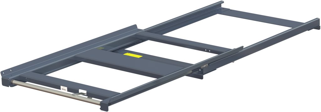 Pull-out unit for pallet rack with 70% extension, 600 kg load capacity ...