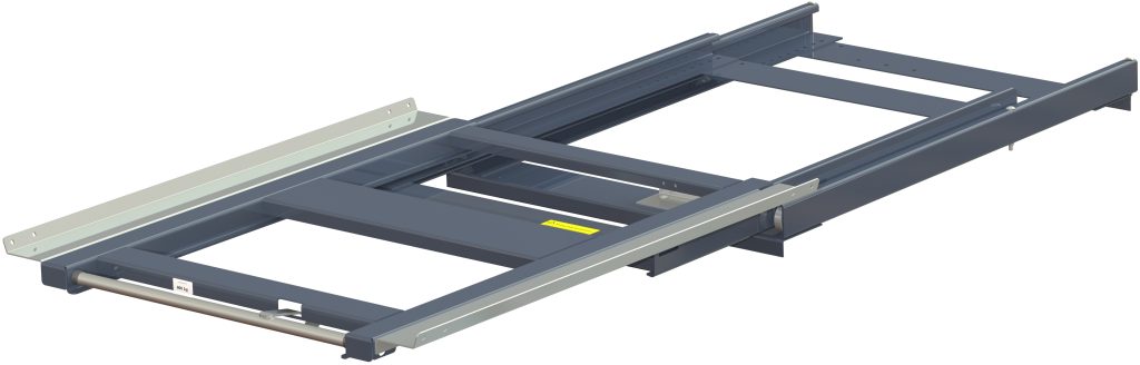 Pull-out unit for pallet rack with 100% extension, 600 kg load capacity ...