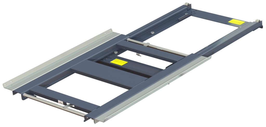 Pull-out unit for pallet rack with 70% extension, 600 kg load capacity ...