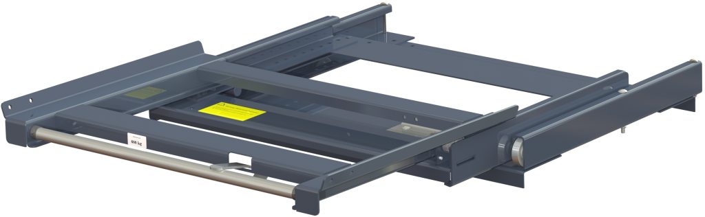 Pull-out unit for pallet rack with 100% extension, 600 kg load capacity ...