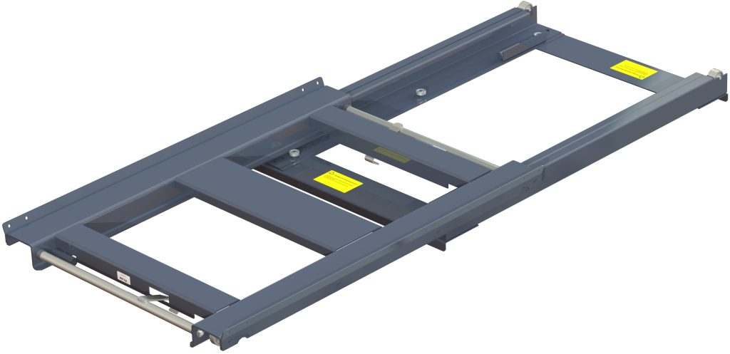 Pull-out unit for pallet rack with 100% extension, 800 kg load capacity ...