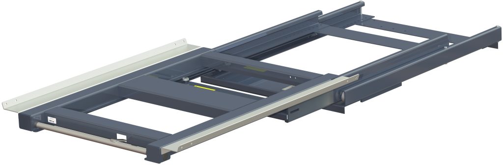 Pull-out unit for pallet rack with 100% extension ,800 kg load capacity ...