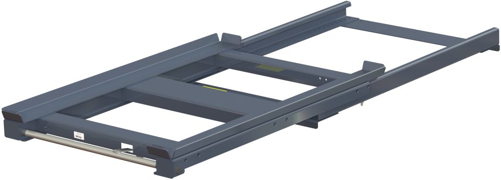 Beam-mounted pull-out unit 70%, 800 kg, Short-side handled, Rear-loaded ...