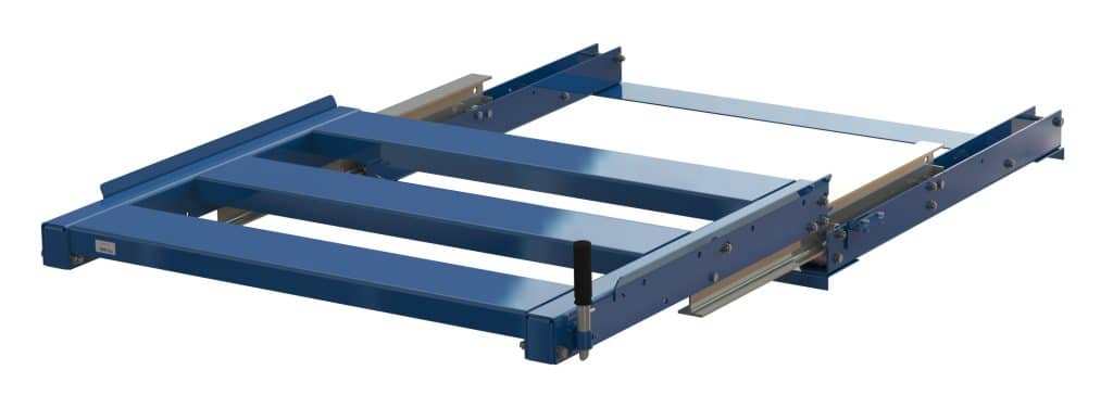 Pull-out unit for pallet rack with 100% extension ,1000 kg load ...
