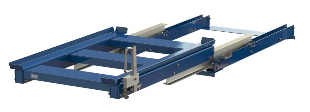 Pull-out unit for pallet rack with 100% extension ,1000 kg load ...